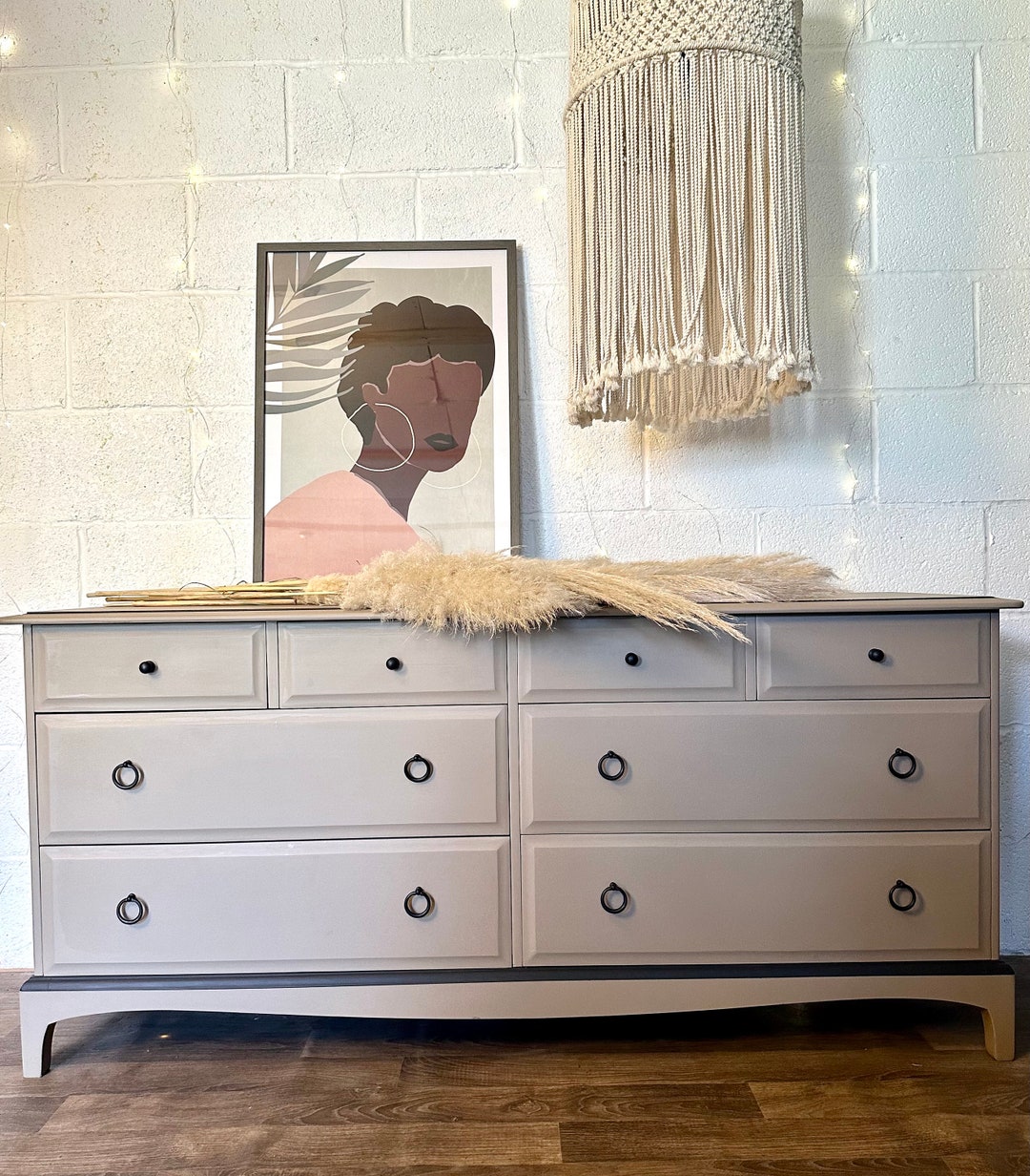 Hand Painted Stag Captains Chest of Drawers,sideboard or Media Unit in ...