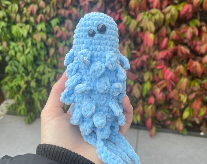 Bacteria Plushie E. Coli Small Amigurumi Bacteria Crochet Cuddly Toy ...
