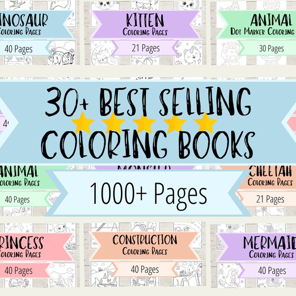 Adult Coloring Books - Etsy