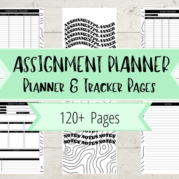 Assignment Tracker - Etsy