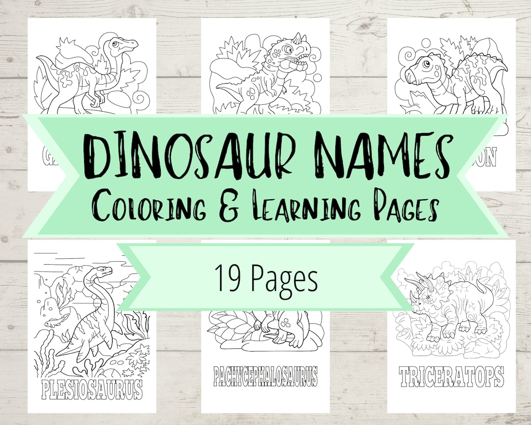 What Is Your Dinosaur Name Free Printable
