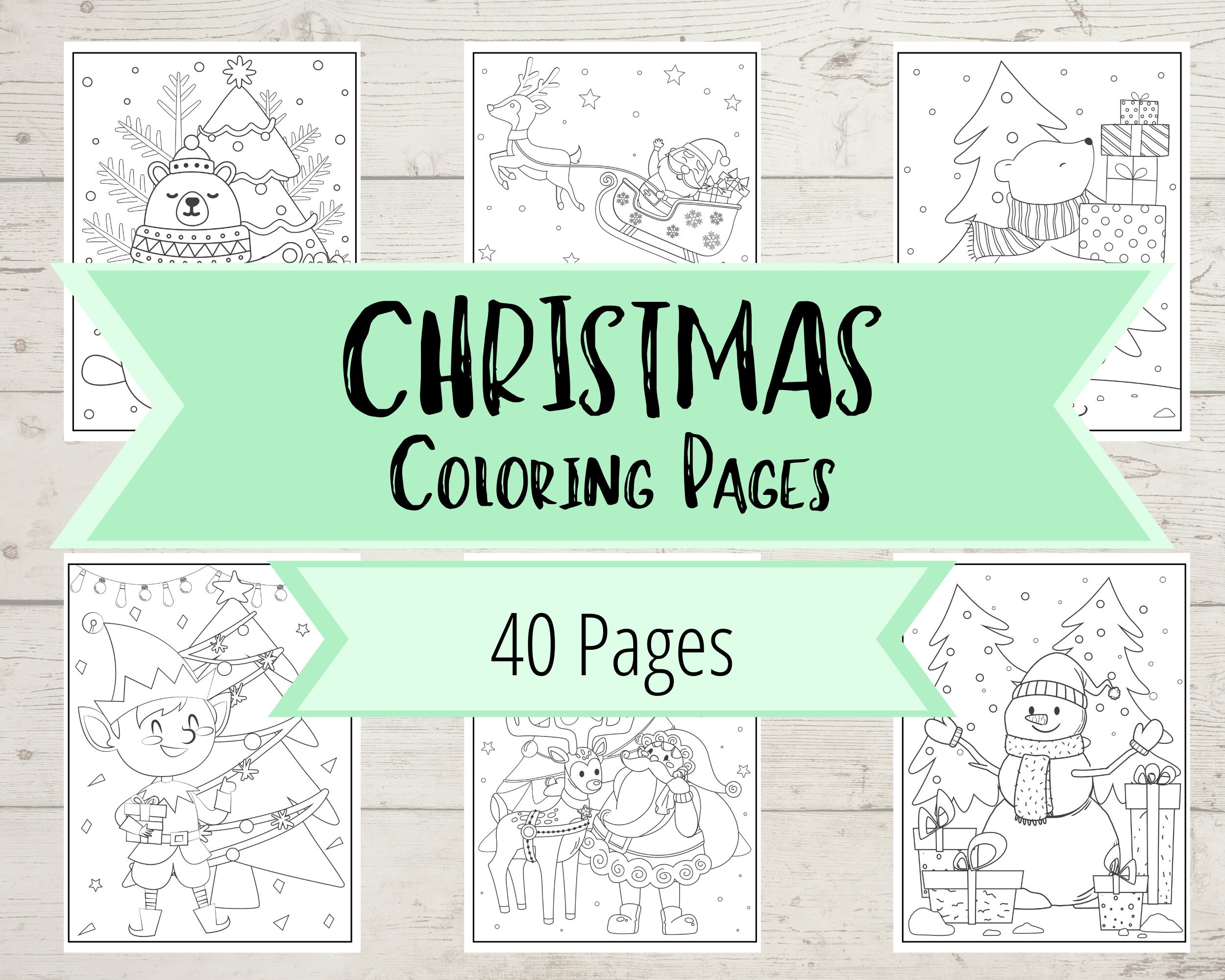 Christmas Coloring Pages - Christmas, Holiday, & Winter Coloring Pages ...