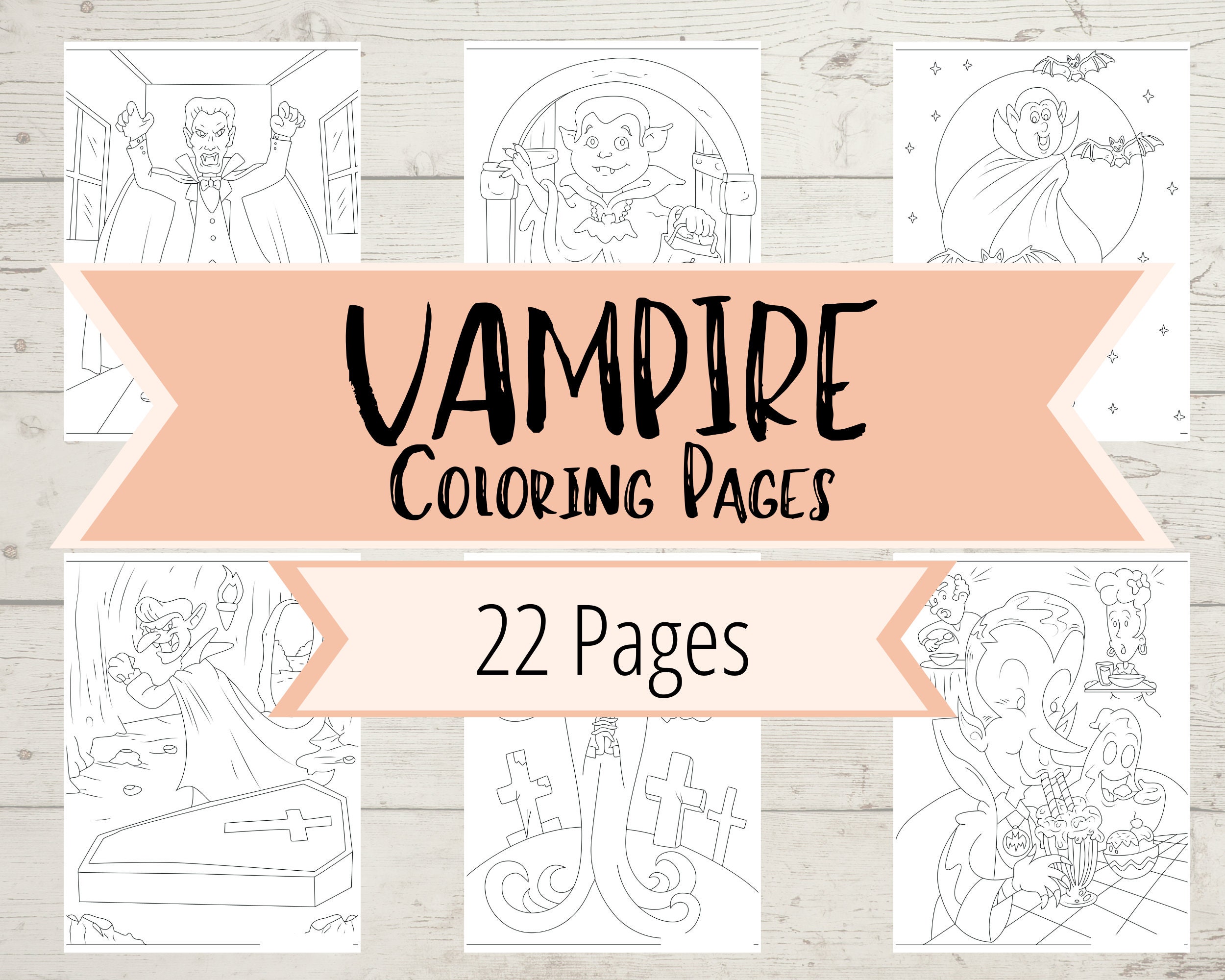 Vampire Coloring Pages for Halloween Halloween Coloring Activity ...