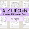 A-Z Animals Coloring Pages for Toddlers & Preschoolers Printable ...
