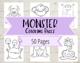 Happy Monsters Coloring Pages 50 Unique Happy, Lovable, Friendly ...