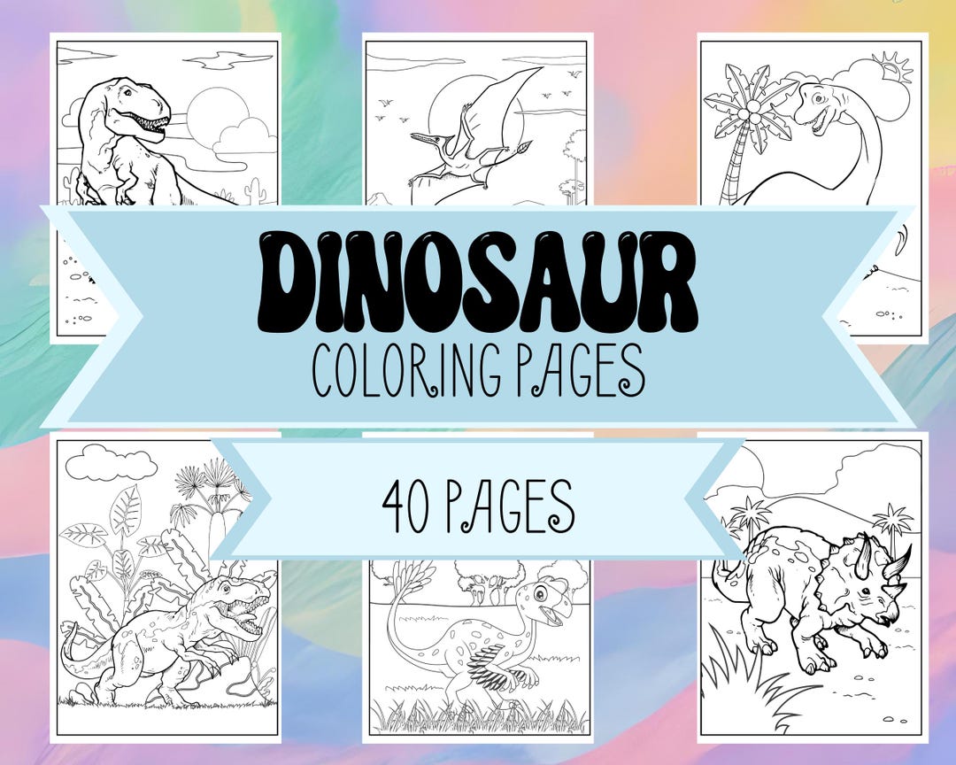 Dinosaur Coloring Pages - 40 Dinosaur Pictures to Download & Print for ...