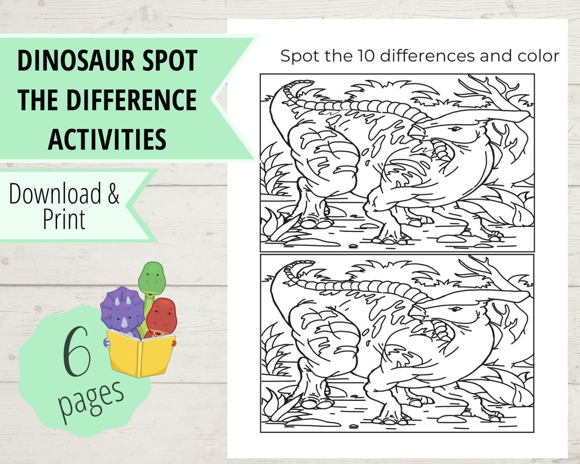 Dinosaur Activity Book Printable Mazes Connect the Dots - Etsy