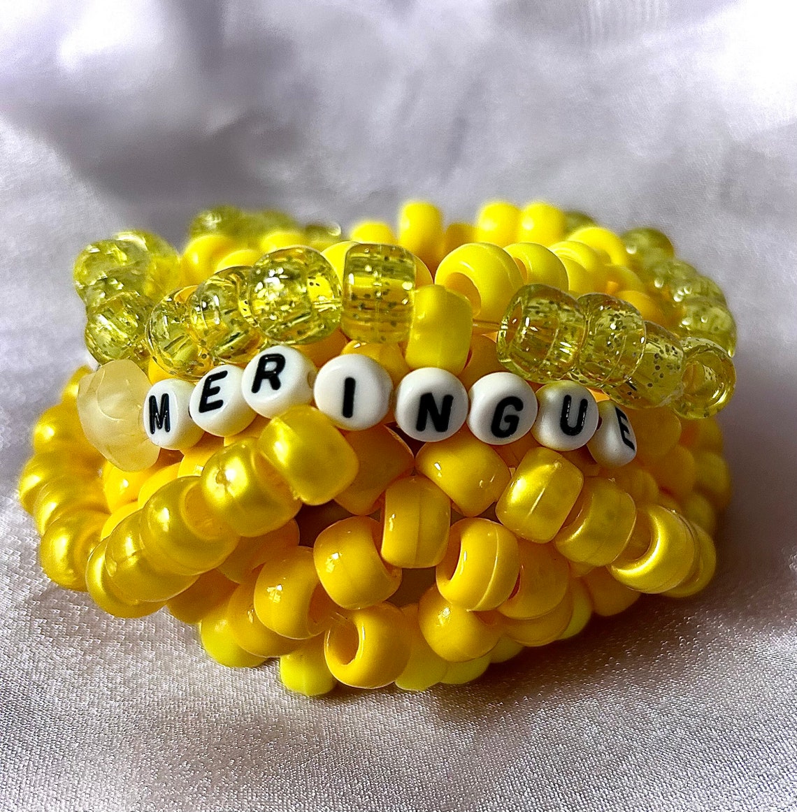 Lemon Meringue Kandi Cuff Inspired by Strawberry Shortcake - Etsy