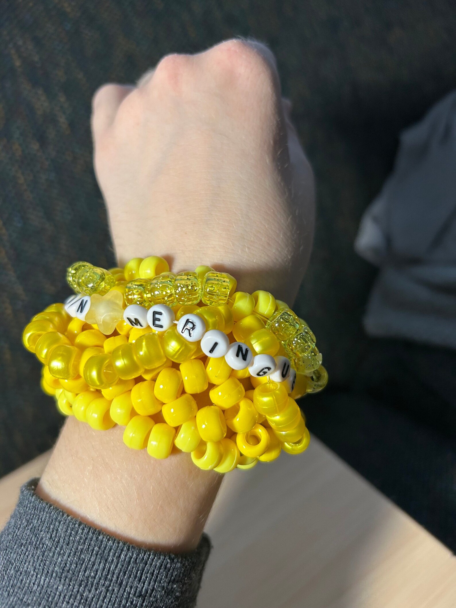 Lemon Meringue Kandi Cuff Inspired by Strawberry Shortcake - Etsy