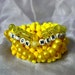 Lemon Meringue Kandi Cuff Inspired by Strawberry Shortcake - Etsy
