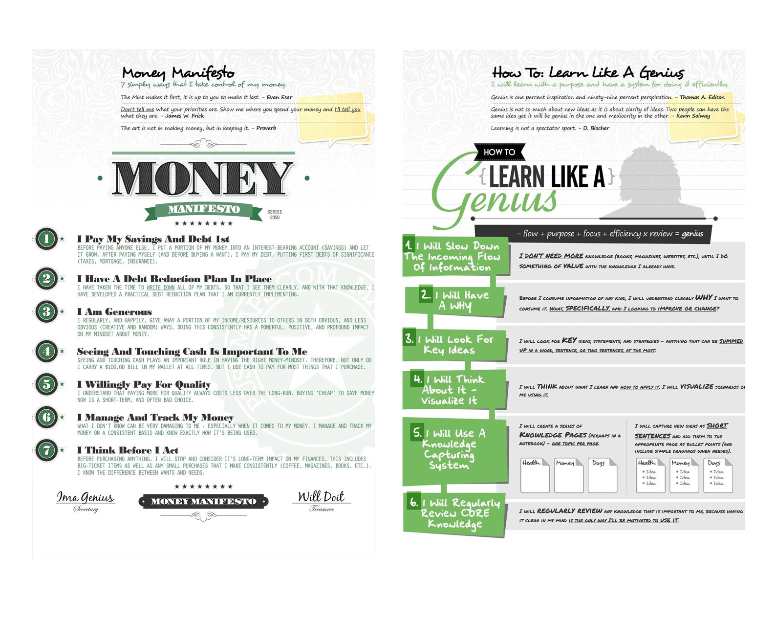 Ultimate Productivity & Life Mastery Digital Poster Bundle – Set of 15 ...