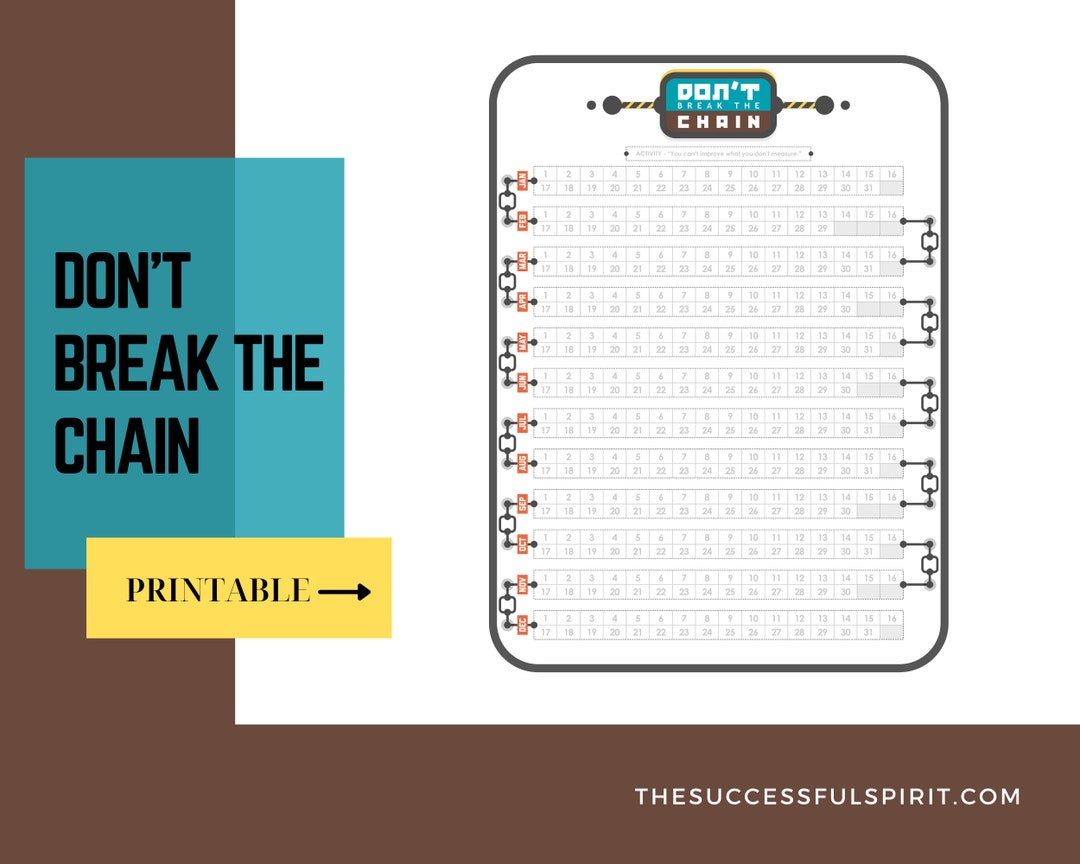 Don't Break the Chain - A Simple, but Powerful Visual Tool for Forming ...