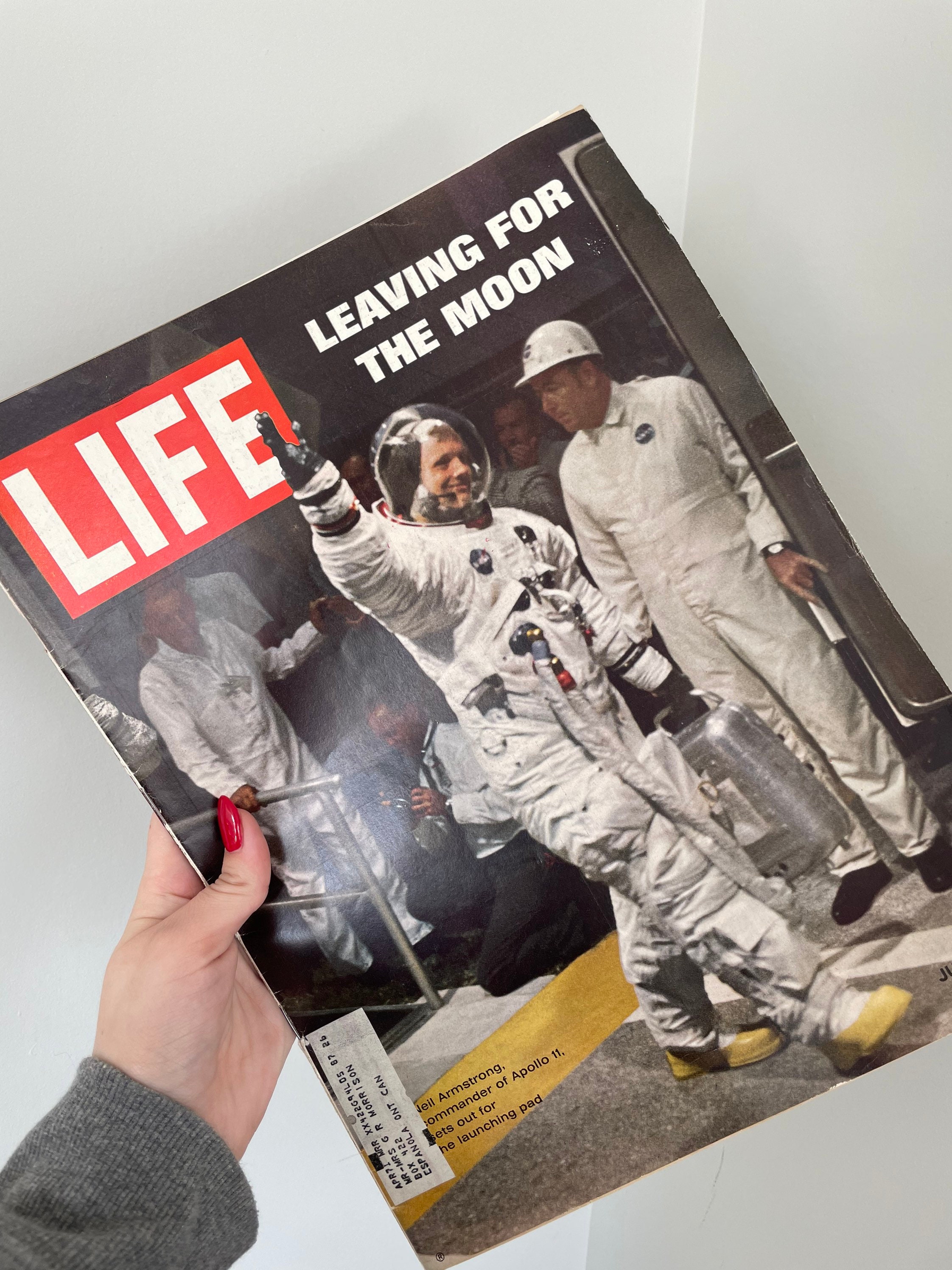 Life Magazine July 25 1969 Neil Armstrong Boarding Apollo II - Etsy