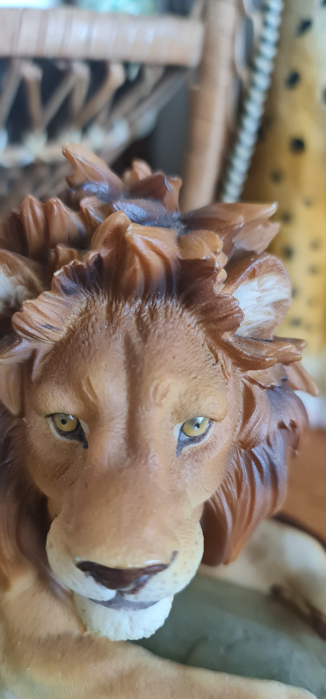 MGM Lion Statue With Base and Brass Plate Title - Etsy