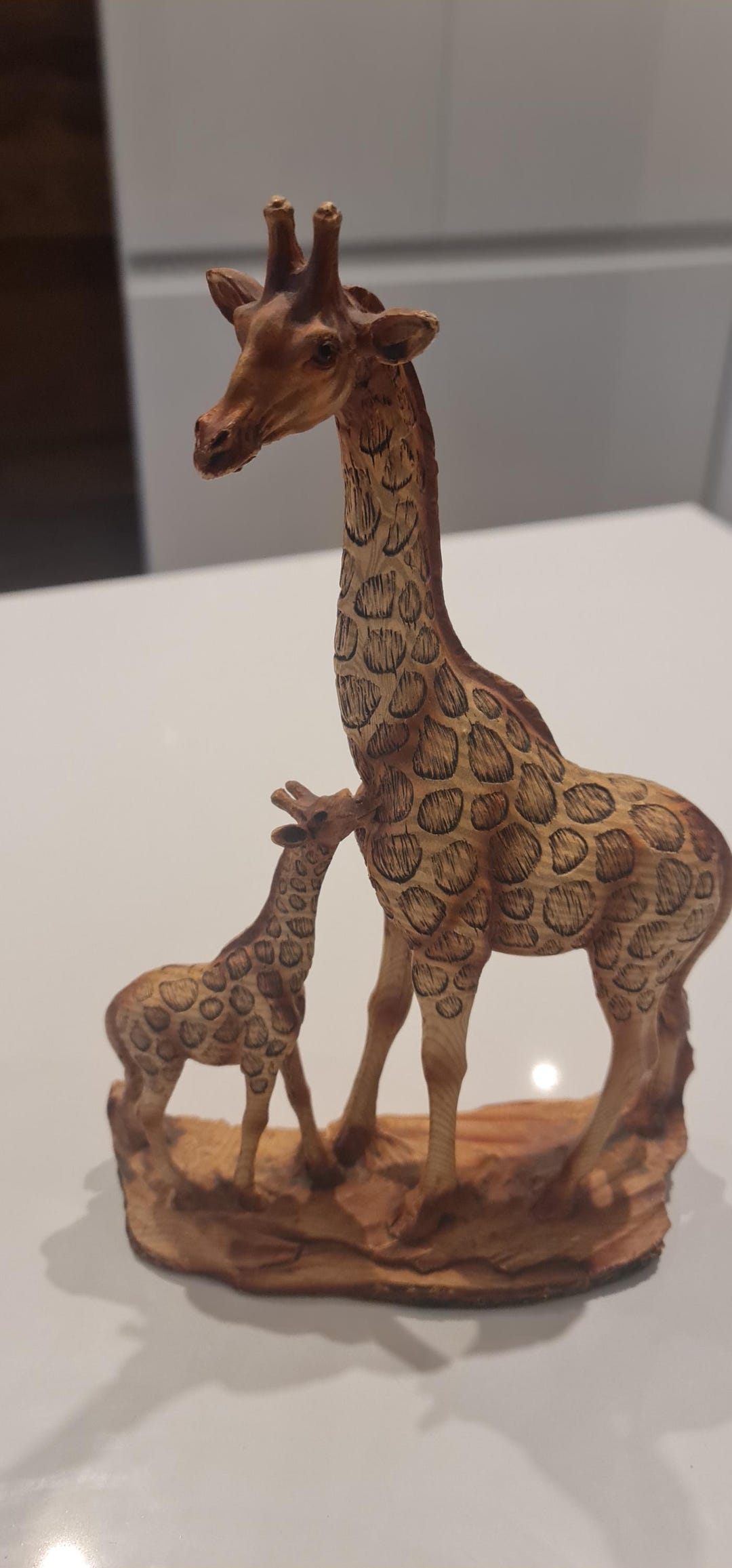 Statue of Giraffe and Baby - Etsy