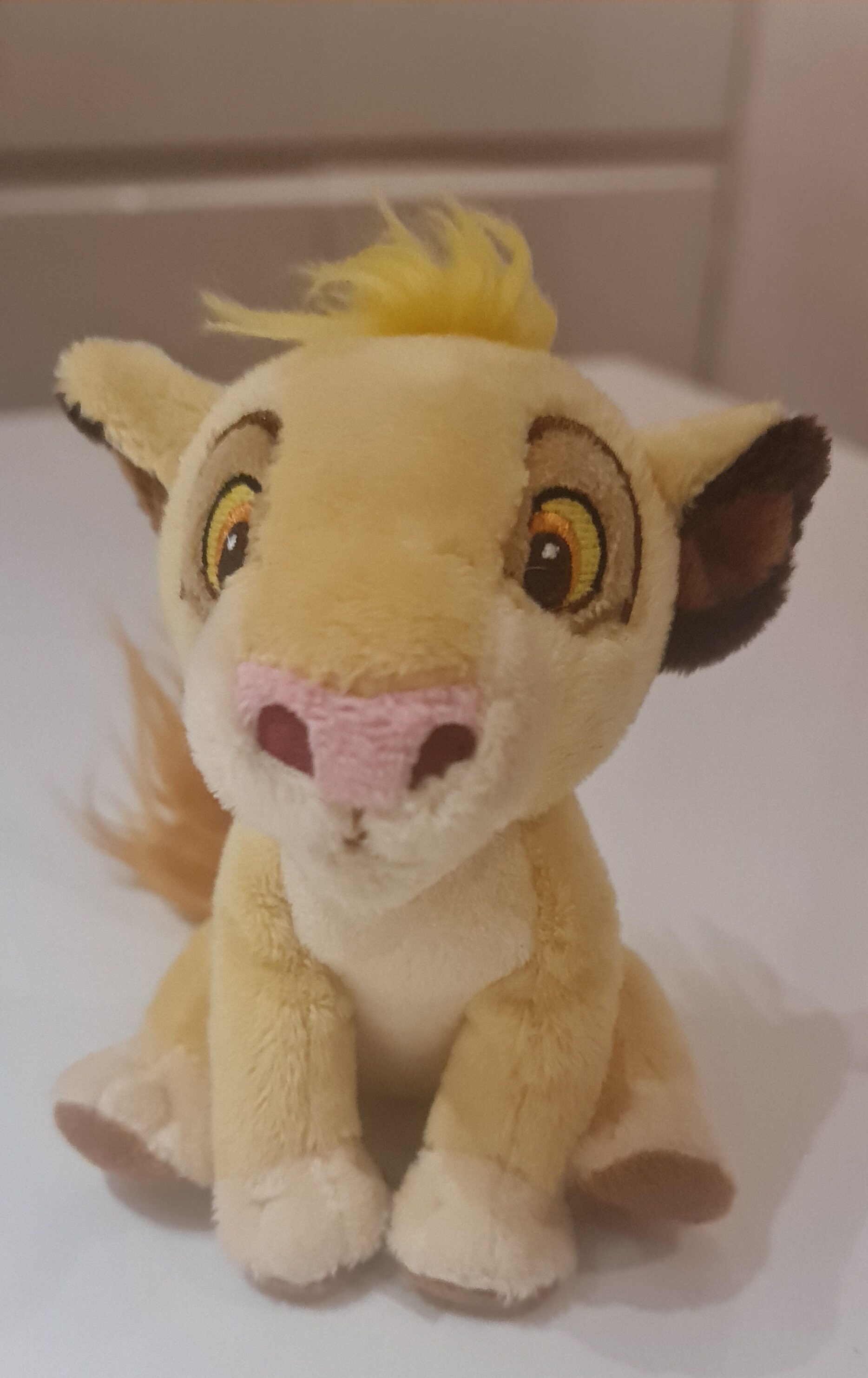 Disney Store Exclusive the Lion King - SMALL Simba Soft Plush Beanie ...