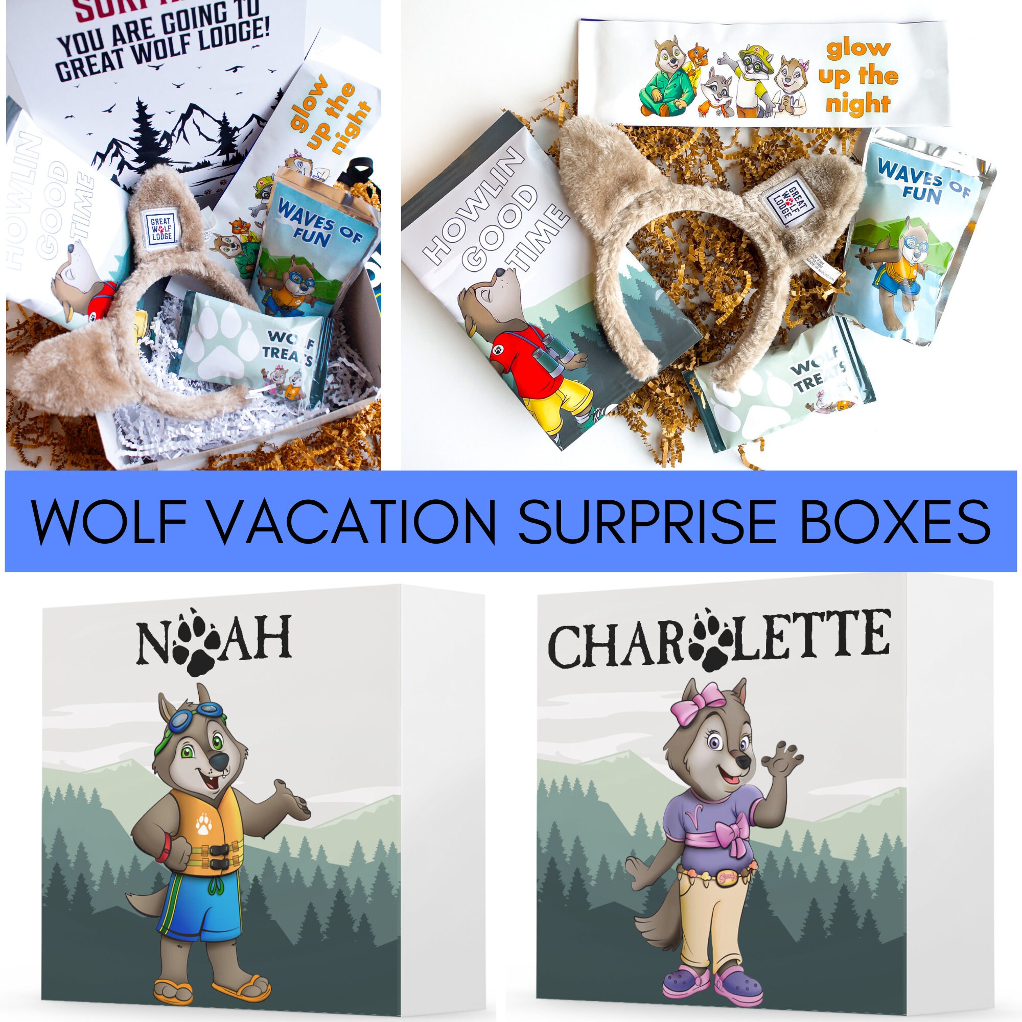 Great Wolf Lodge Vacation Surprise Signature Gift Box - Etsy