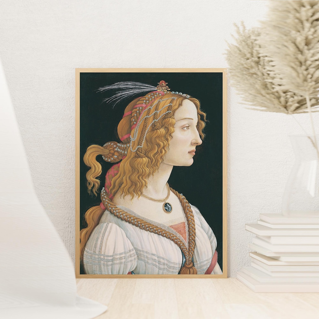 Idealized Portrait of a Lady Portrait of Simonetta Vespucci by Sandro ...