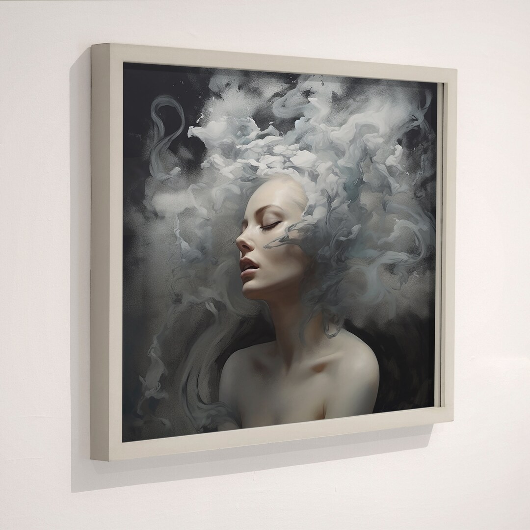 Wowan Poster Wall Art, Woman Modern Poster Print, Decorative Woman ...