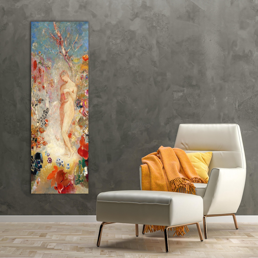 Odilon Redon Pandora Canvas Art Print: Vintage Greek Mythology Poster ...