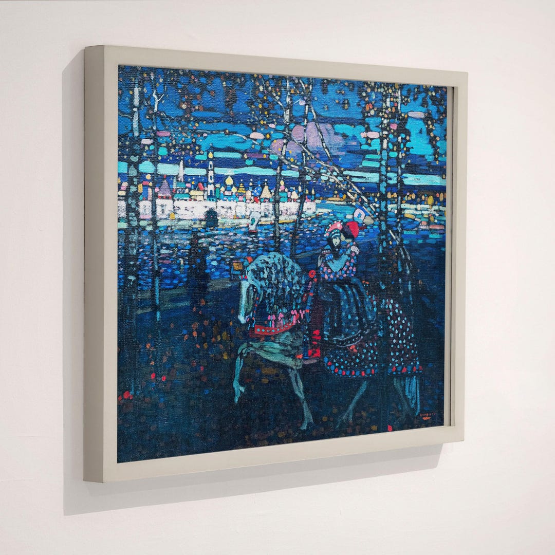 Couple Riding by Wassily Kandinsky Canvas Wall Art, Kandinsky ...
