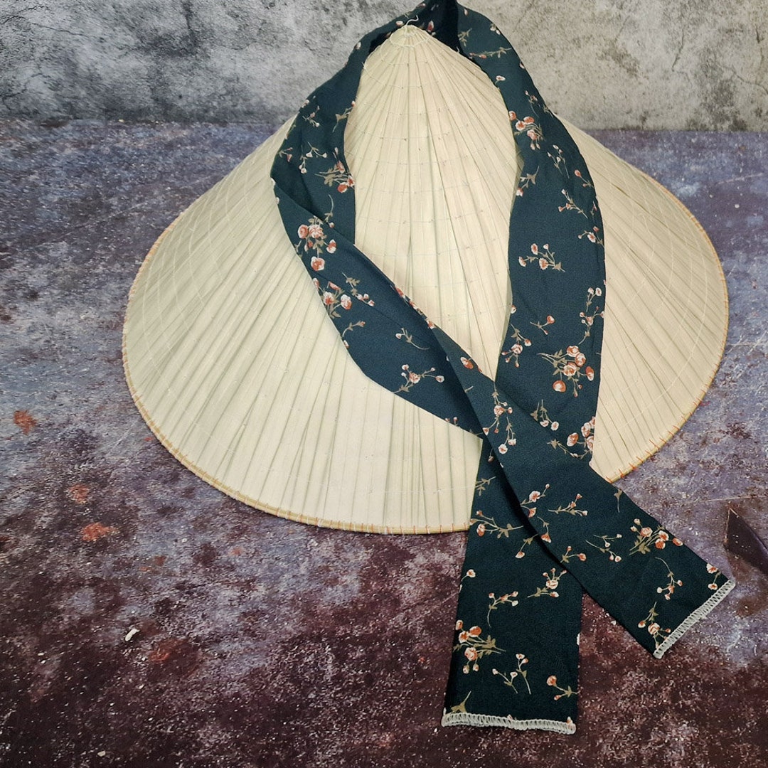 Vietnamese Conical Hat With Cloth, Non La, Rice Hat, Headdress - Etsy