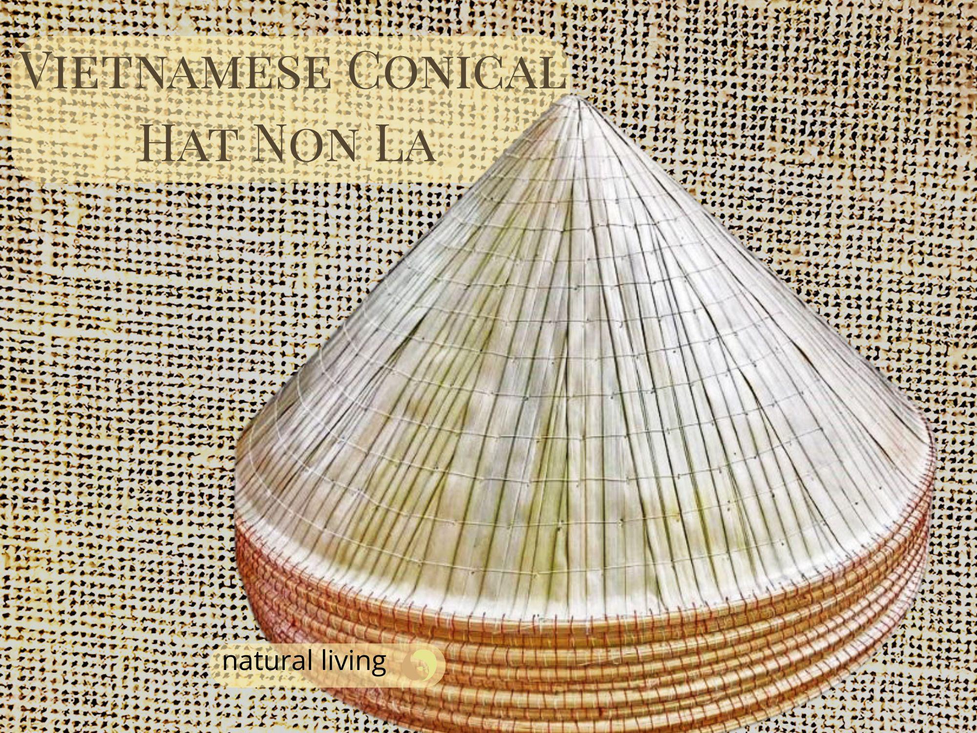 Vietnamese Conical Hat Non La – Bamboo Sun Hat – Asian Rice Hat ...