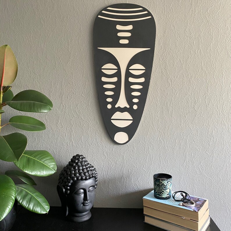 African Tribal Mask Wall Art Digital Download Vector File. LASER CUT ...