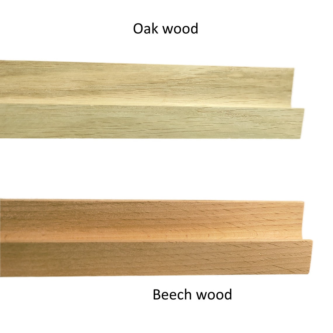 Natural Wooden Profile Handles, Long Door Pulls, Available in Custom ...