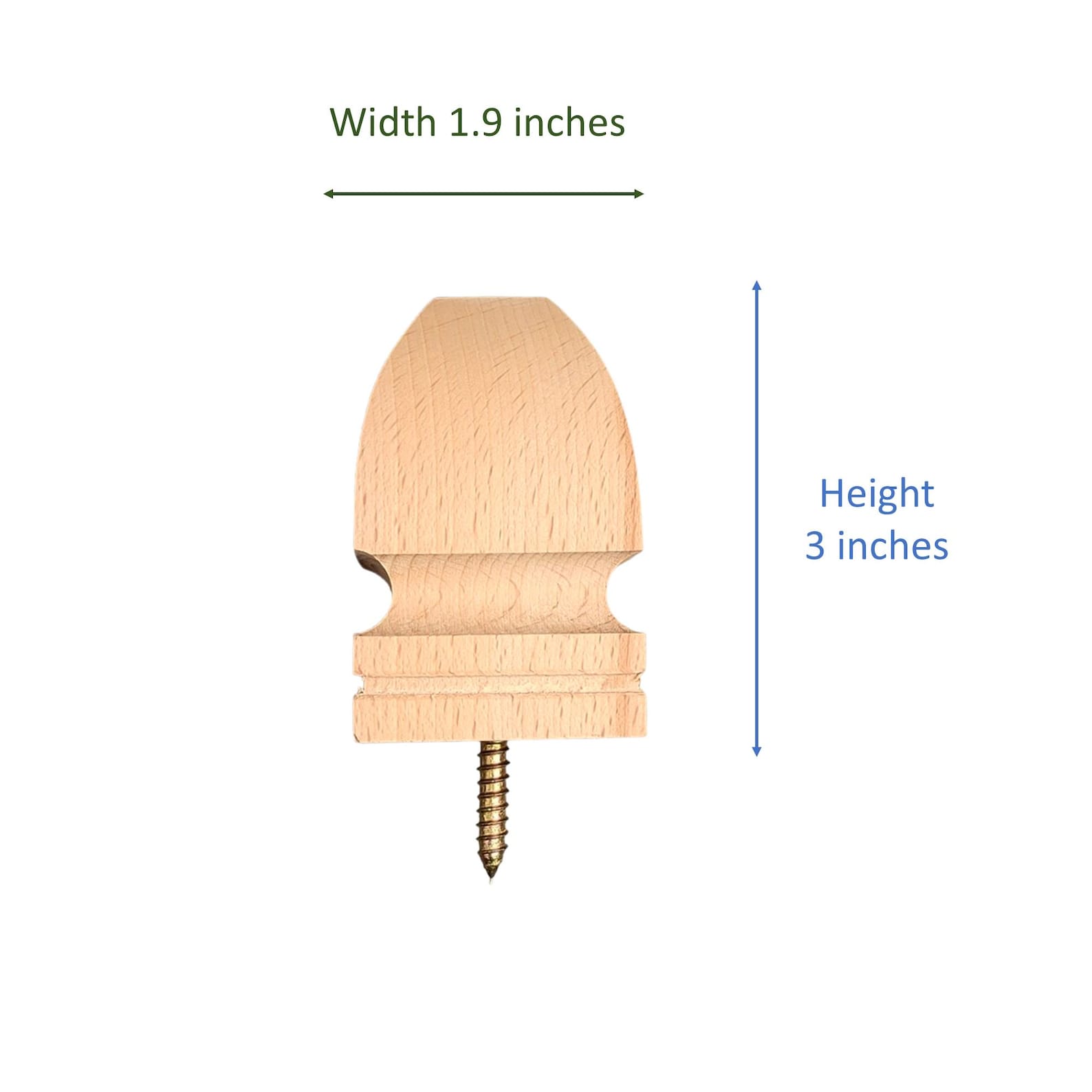 Beechwood Post Cap Finial: Gothic Stair Railing Decor - Etsy