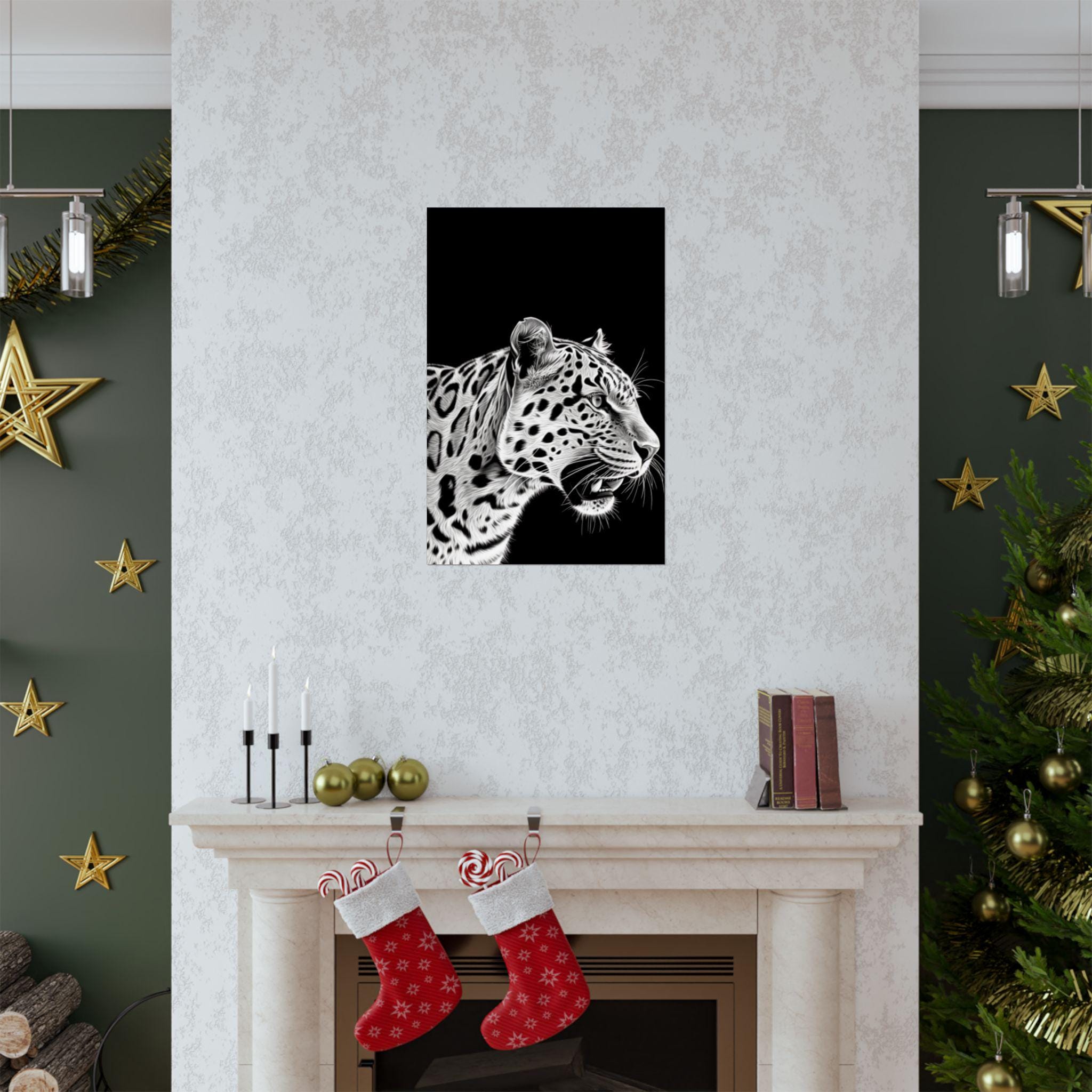 Tiger Posters, Premium Wall Art Decor, Matte Prints, Vertical Poster ...