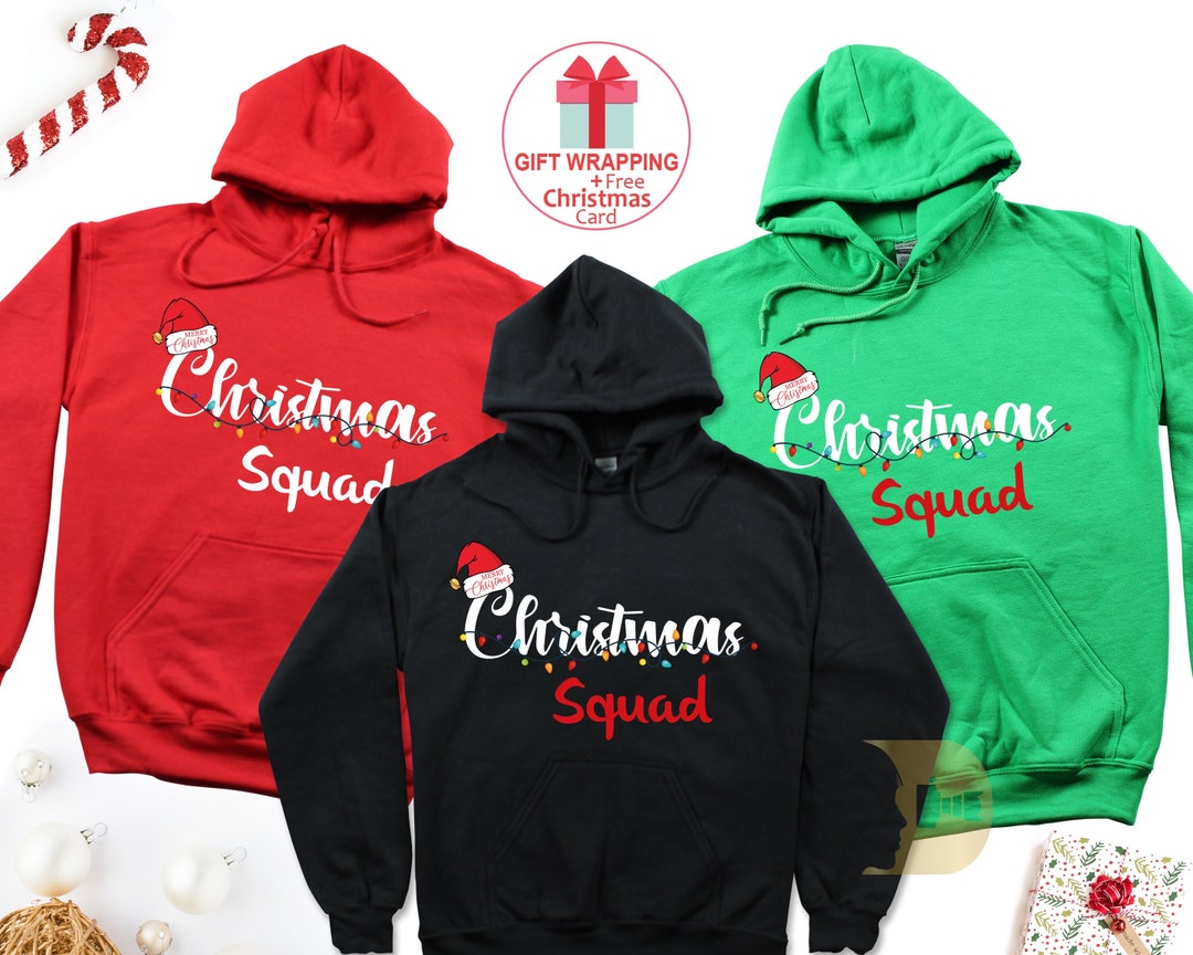 Christmas Squad Hoodie, Family Christmas Hoodie, Christmas Hoodie for ...