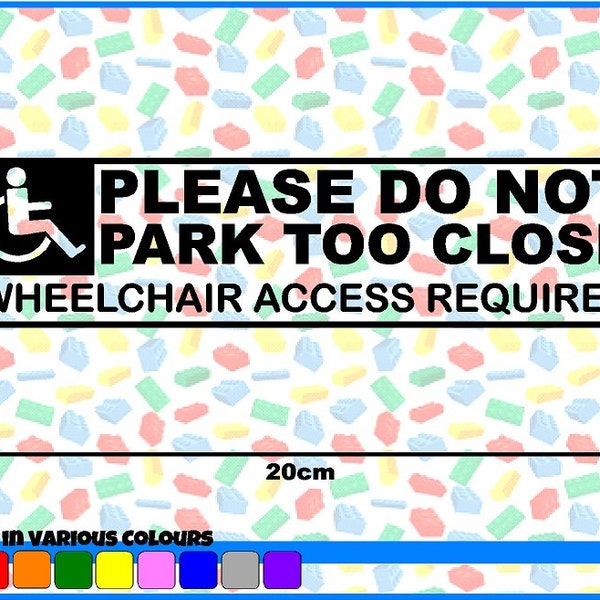 Wheelchair Van Decal - Etsy