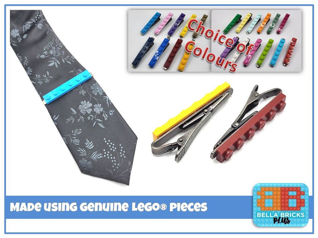 Custom 1x6 Building Plate Tie Clip Made Using LEGO® Choice - Etsy