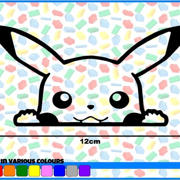 Pikachu Peeking Vinyl - Etsy