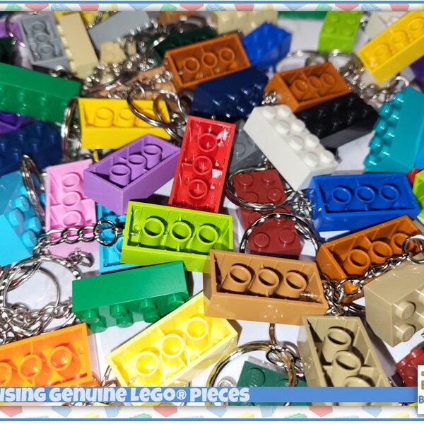 Custom Legos Keychain - Etsy