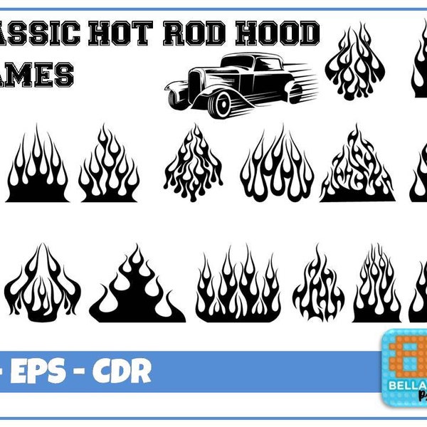 Hot Rod Flames - Etsy