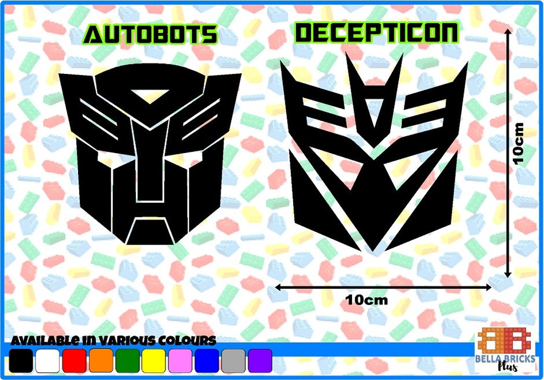Transformers Autobots or Decepticons Vinyl Sticker Decal car, Wall, Van ...