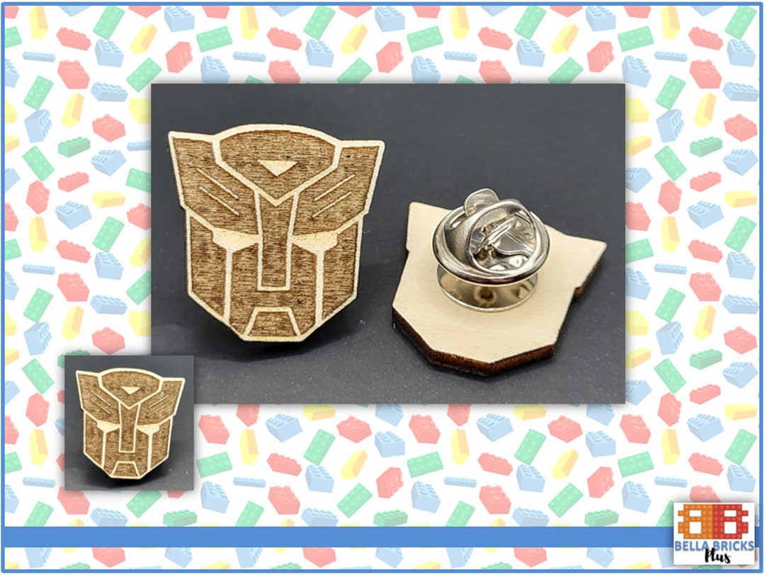 Wooden Pin Badge Autobots Transformers - Etsy
