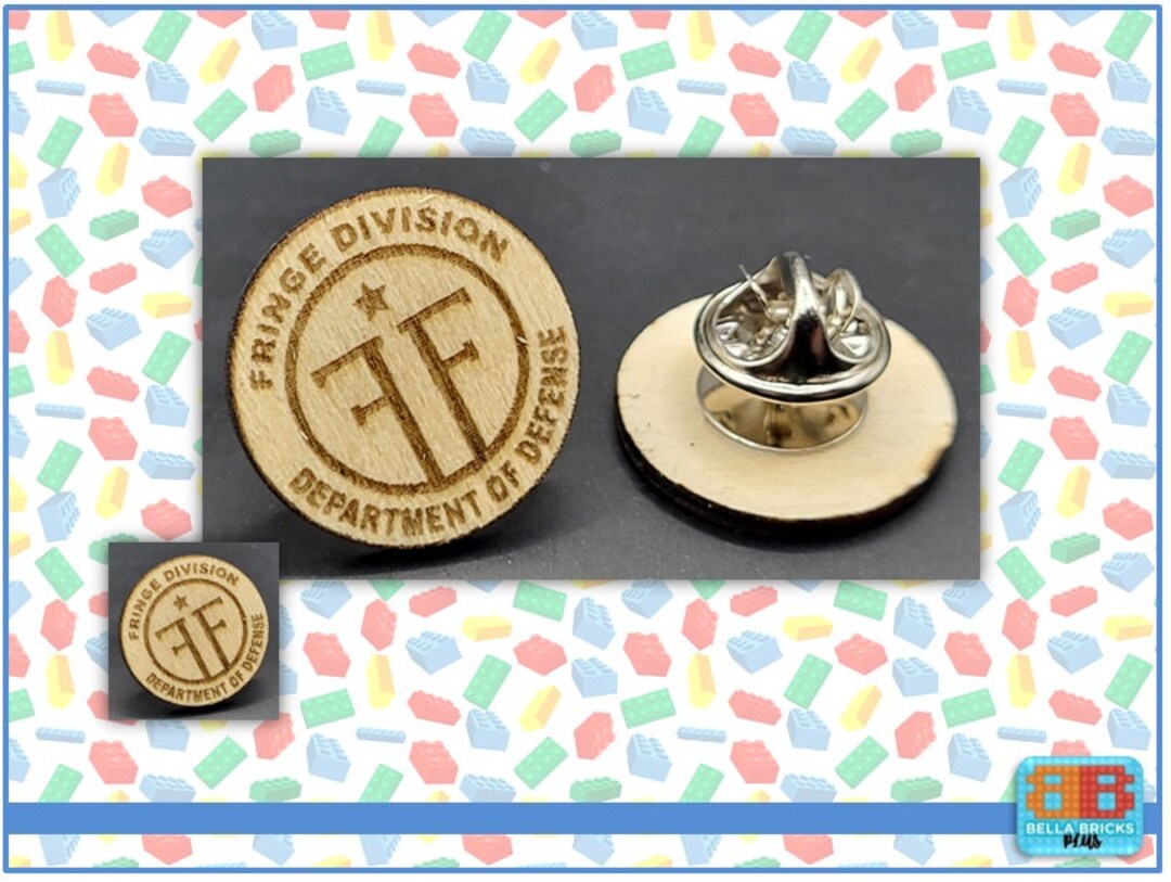 Wooden Pin Badge Fringe Division Fringe TV Show - Etsy