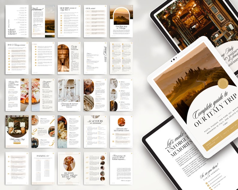 Editable Travel Itinerary Template Trip Itinerary Printable Travel ...