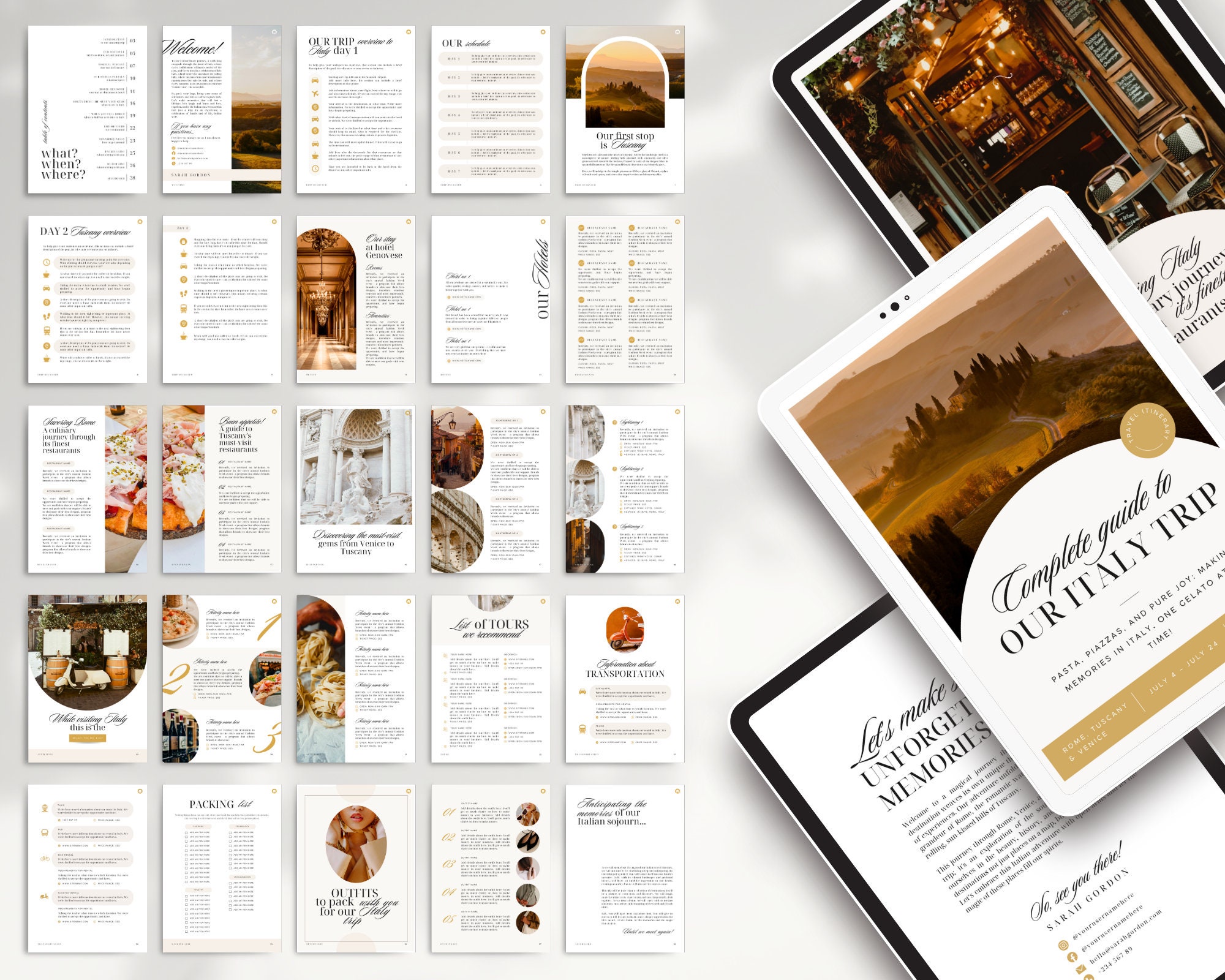 Editable Travel Itinerary Template Trip Itinerary Printable Travel ...
