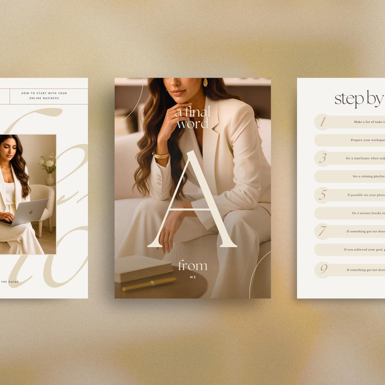 130 Seite Coaching eBook Vorlage Canva Booklet Design Minikurs e-Book ...