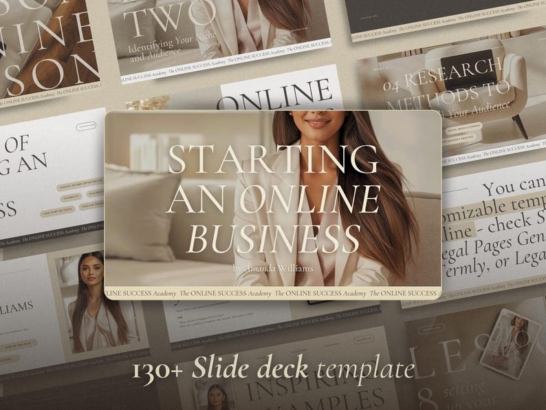 Coaching Webinar Bundle | Masterclass Slide Deck Templates for Course ...