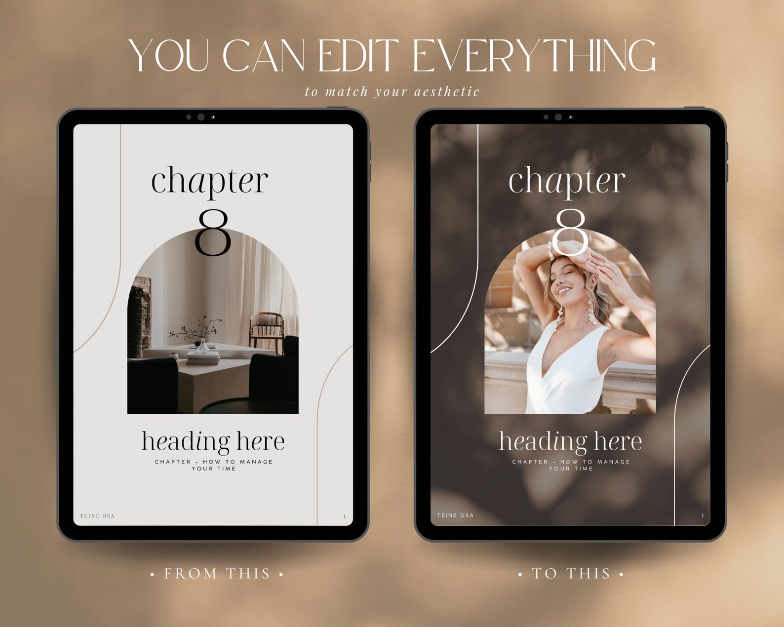Professional Ebook Template Canva | Workbook Template | Digital Ebook ...