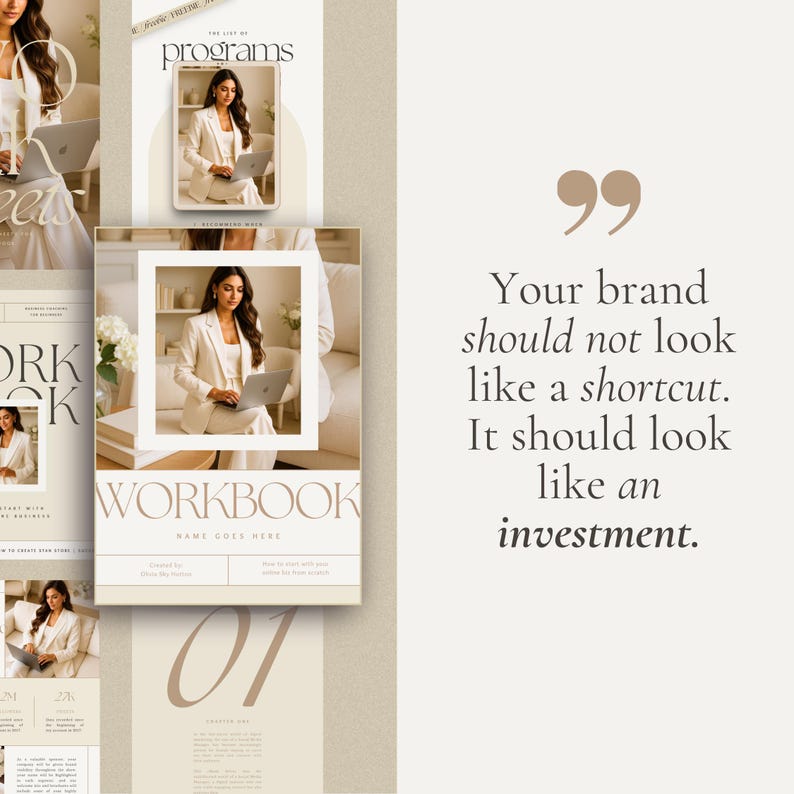 130 Seite Coaching eBook Vorlage Canva Booklet Design Minikurs e-Book ...