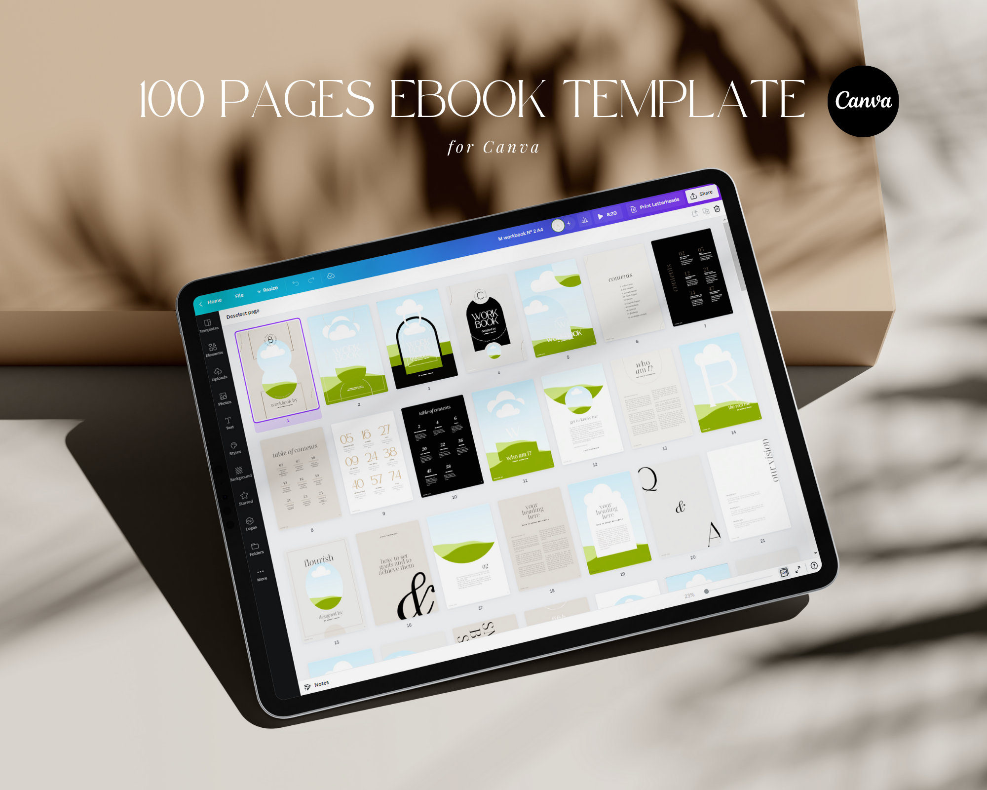 Small Business Ebook Template Canva | Blogger Ebook Template | Digital ...