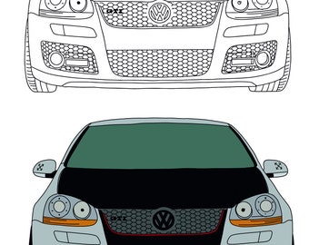Vw svg - Etsy.de