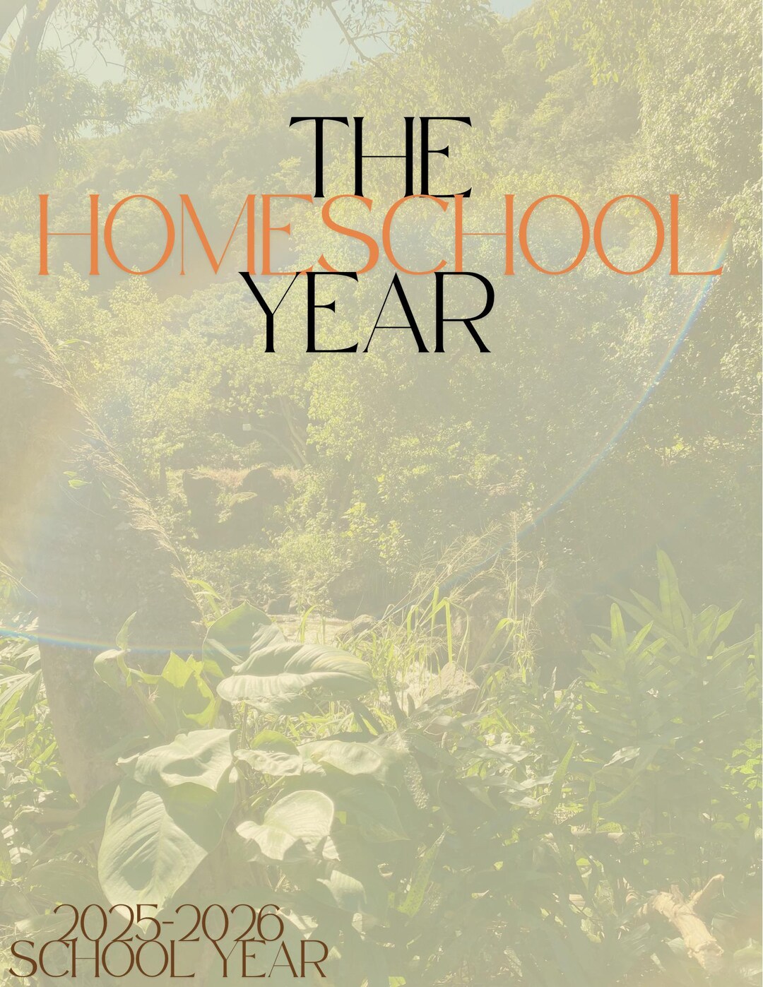 DIGITAL PLANNER - the Homeschool Year Planner - 2025-2026 School Year ...