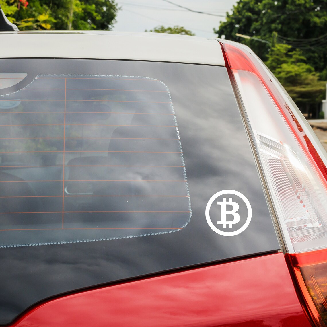 Bitcoin Vinyl Logo, Bitcoin Car Decal, Bitcoin Laptop Decal, Crypto ...